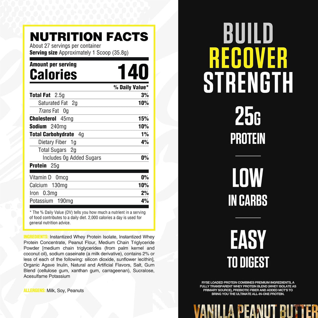 high protein whey isolate supplement
