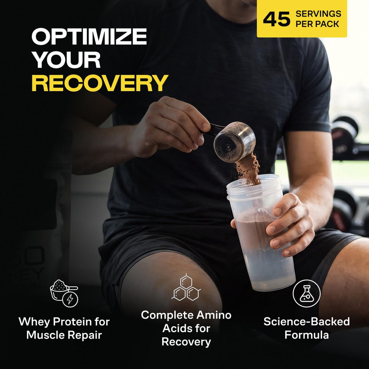 high protein whey powder for athletes