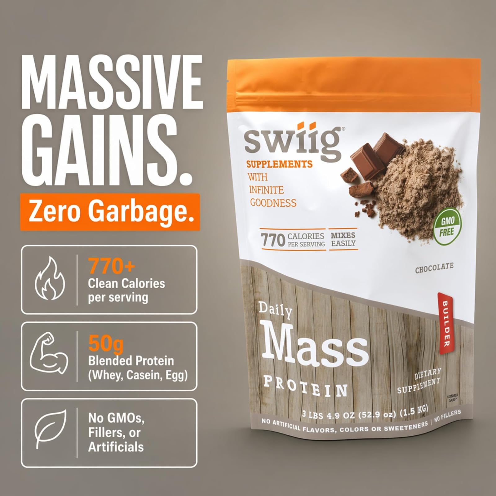 high protein whey powder for muscle gain