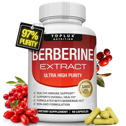 High purity berberine capsules 1800mg