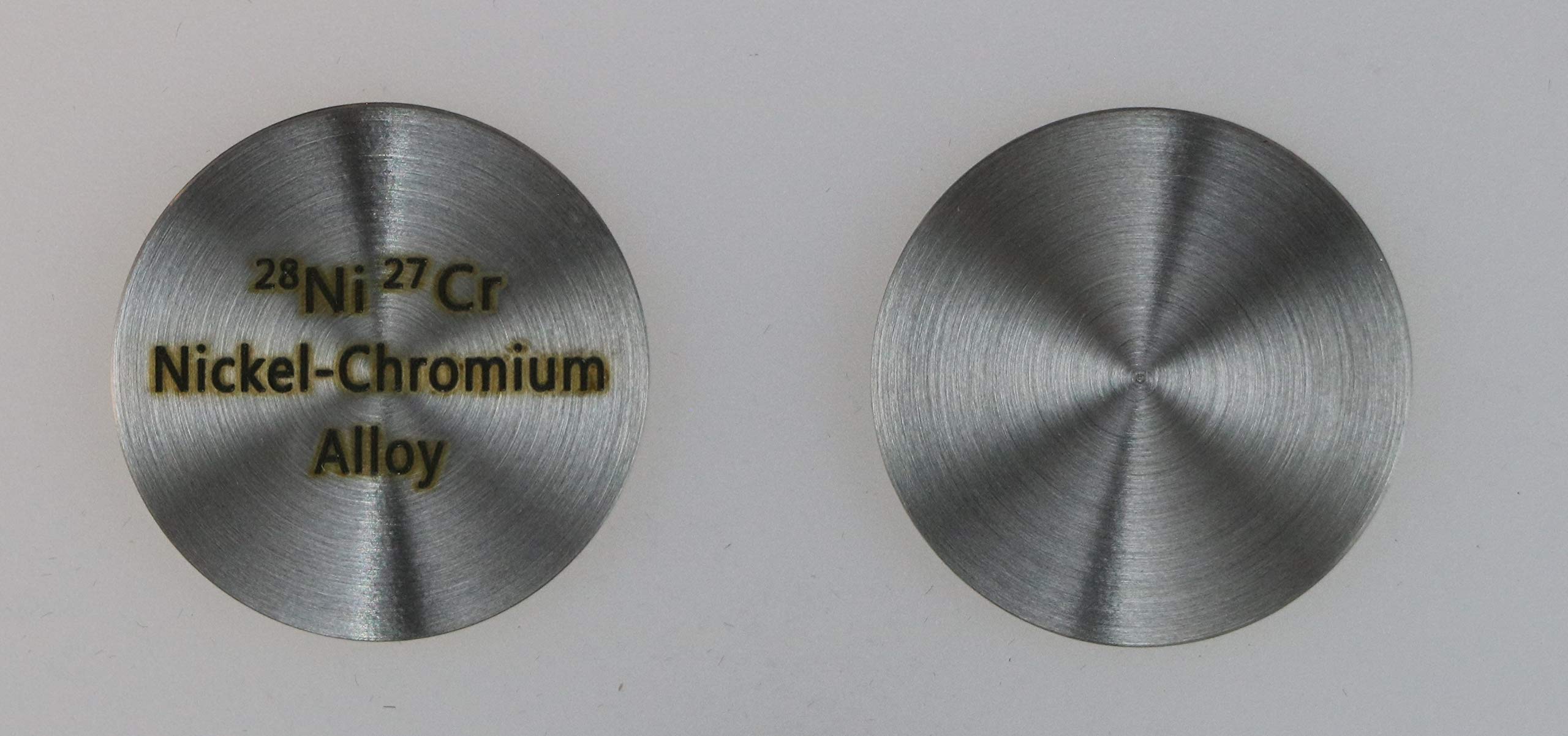 High purity chromium disc for collection