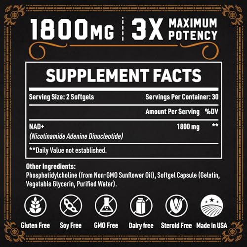 high purity NAD+ for enhanced vitality
