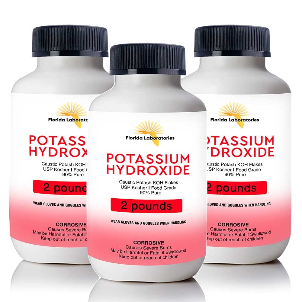 high purity potassium hydroxide 90%