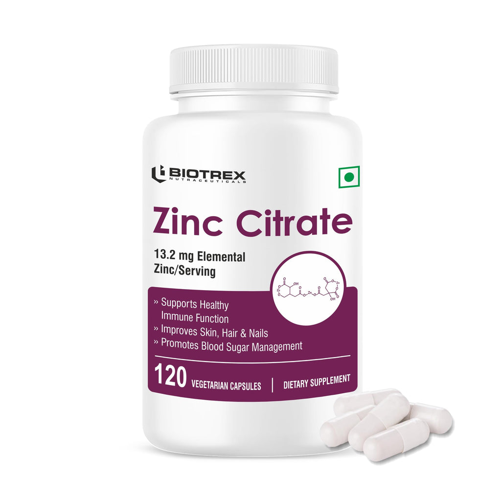 high purity zinc supplement capsules