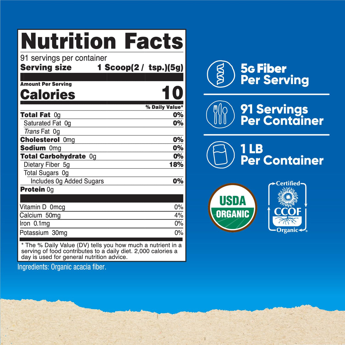 high-quality acacia fiber for digestion