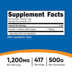 High-quality acetyl l-carnitine supplement