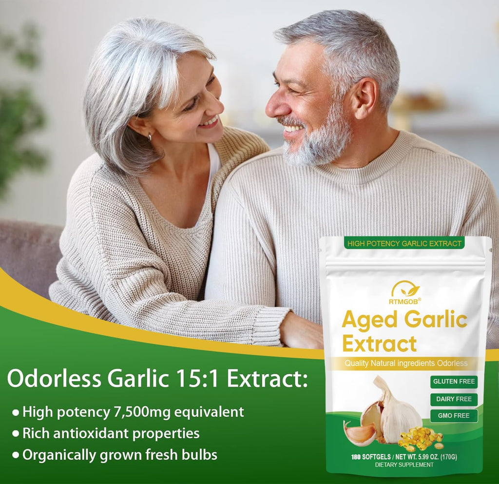 High-quality aged garlic extract capsules