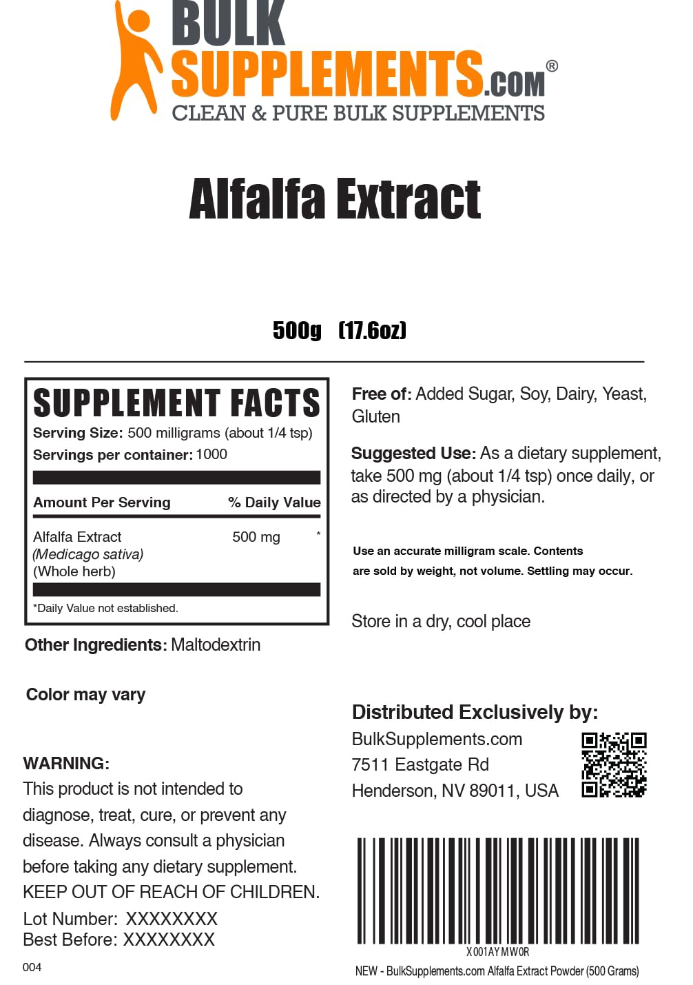 High-quality Alfalfa Extract for energy