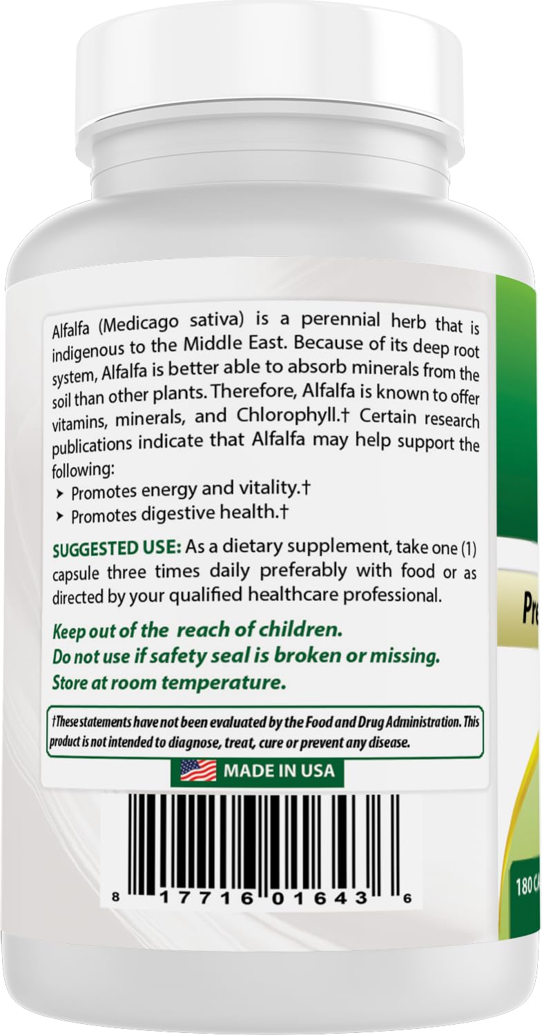 High-quality alfalfa for healthy lifestyle