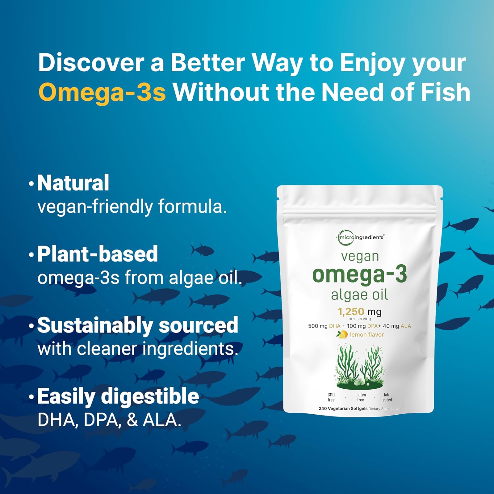 high-quality algae omega 3 supplement