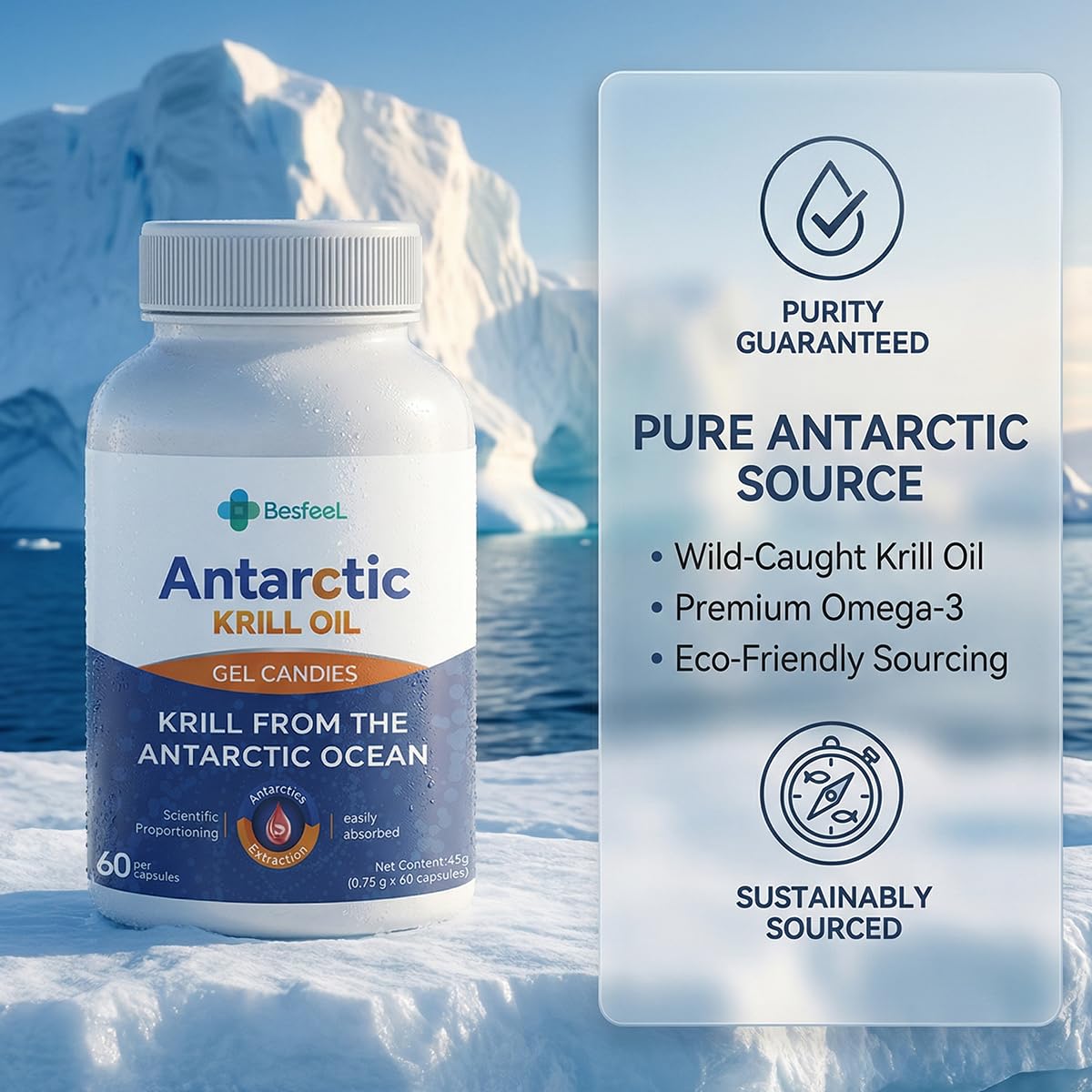 High-quality Antarctic krill oil