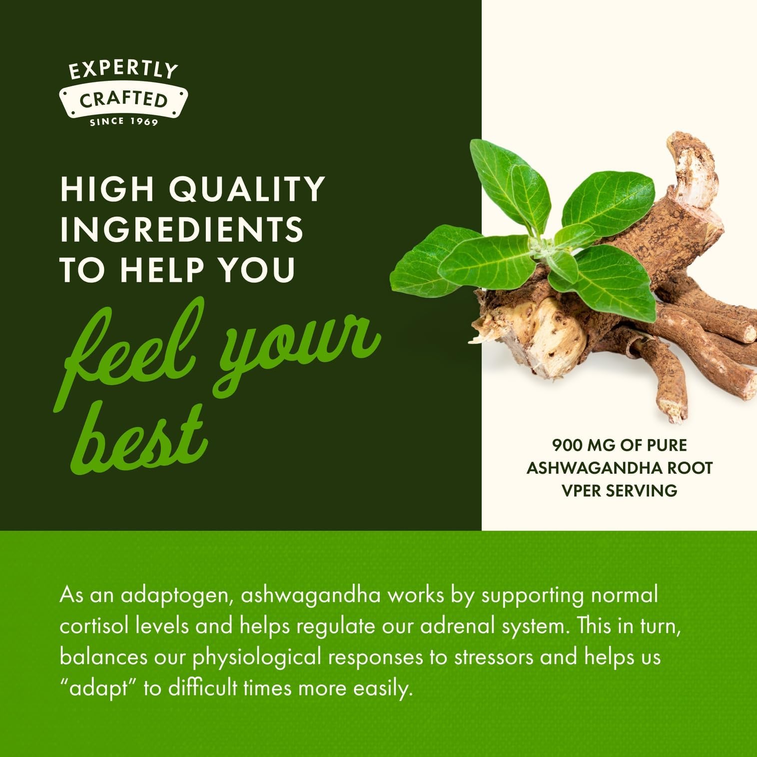 High-quality ashwagandha capsules for energy