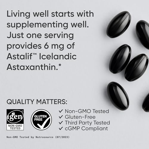 High-quality astaxanthin 6 mg capsules