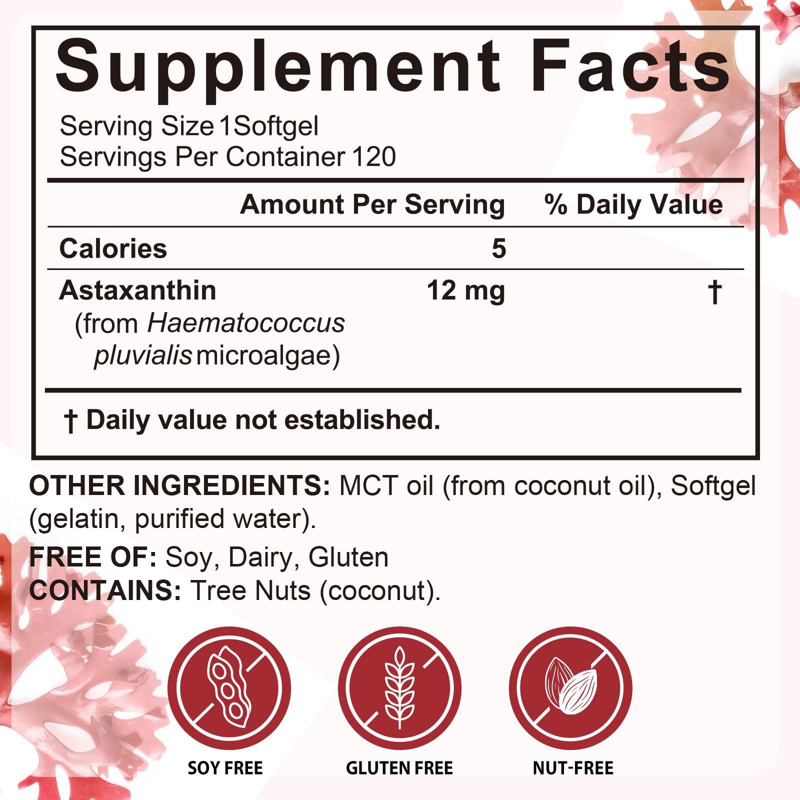 High-quality astaxanthin for daily use