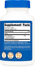 High-quality Astaxanthin supplement capsules
