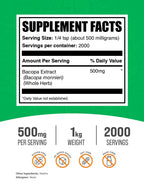 High-quality Bacopa Monnieri supplement