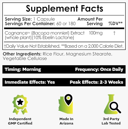 high quality bacopa monnieri supplement
