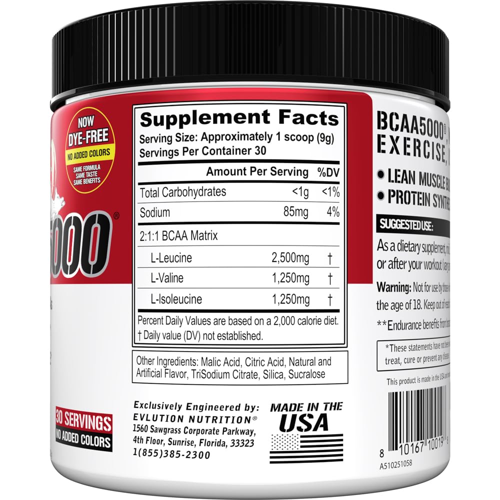 high-quality BCAA and amino acids