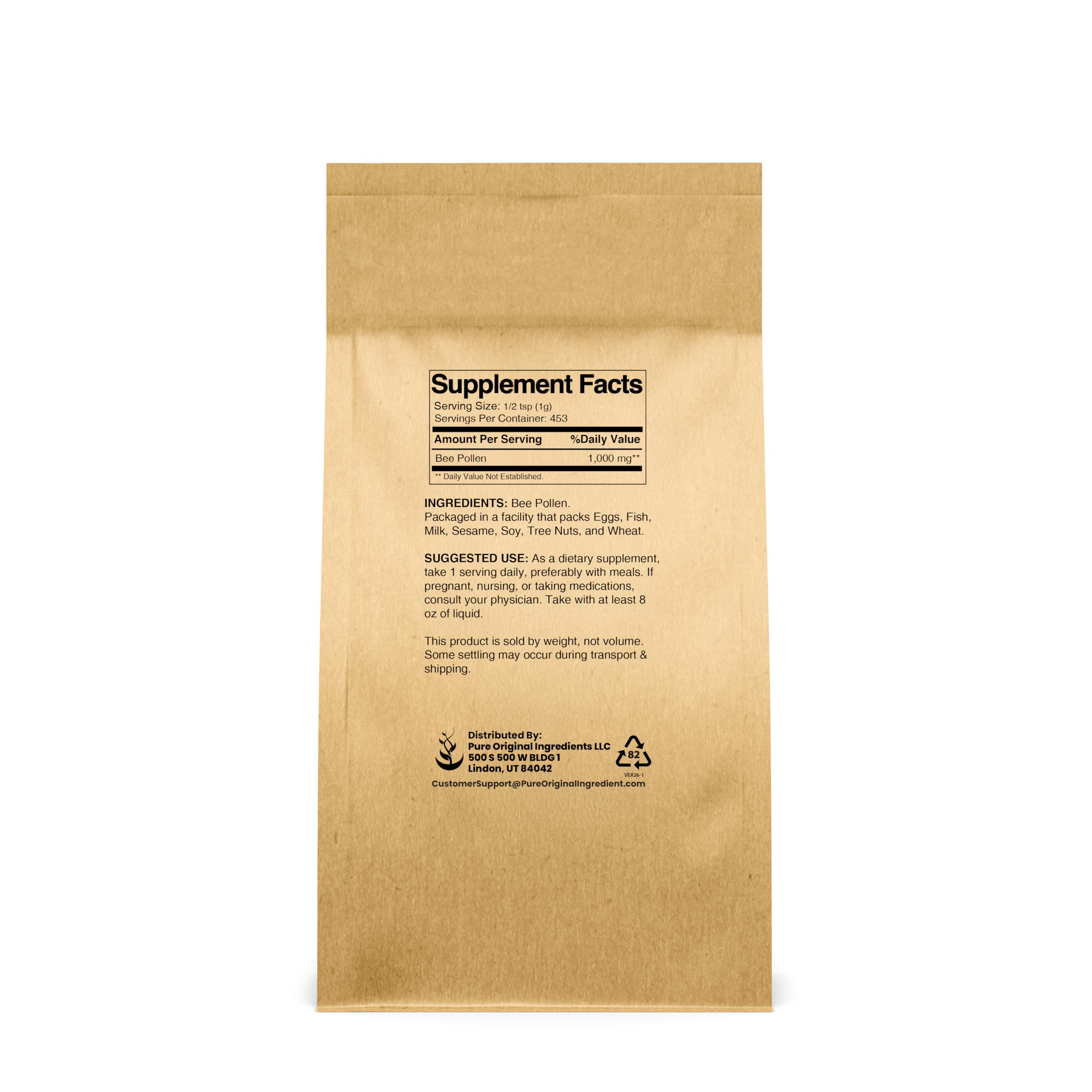 high-quality bee pollen for energy