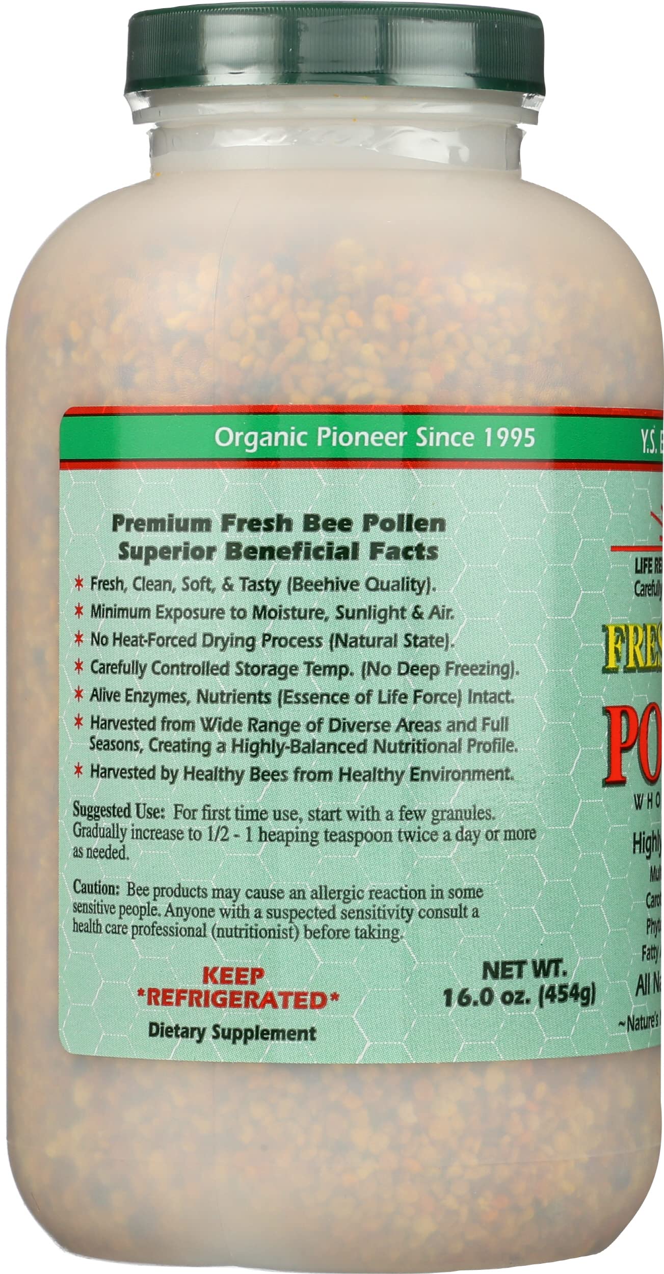 high-quality bee pollen nutrition