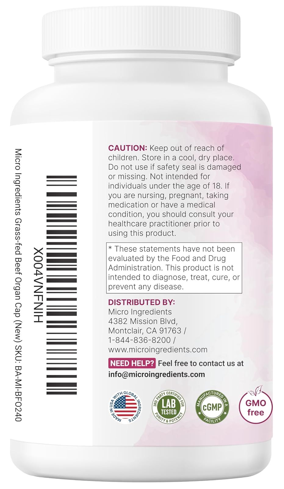 high-quality beef liver capsules