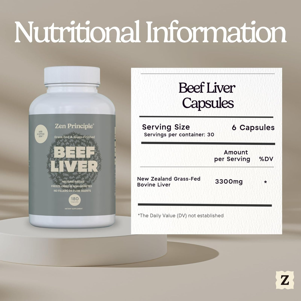 high-quality beef liver supplement for vitality