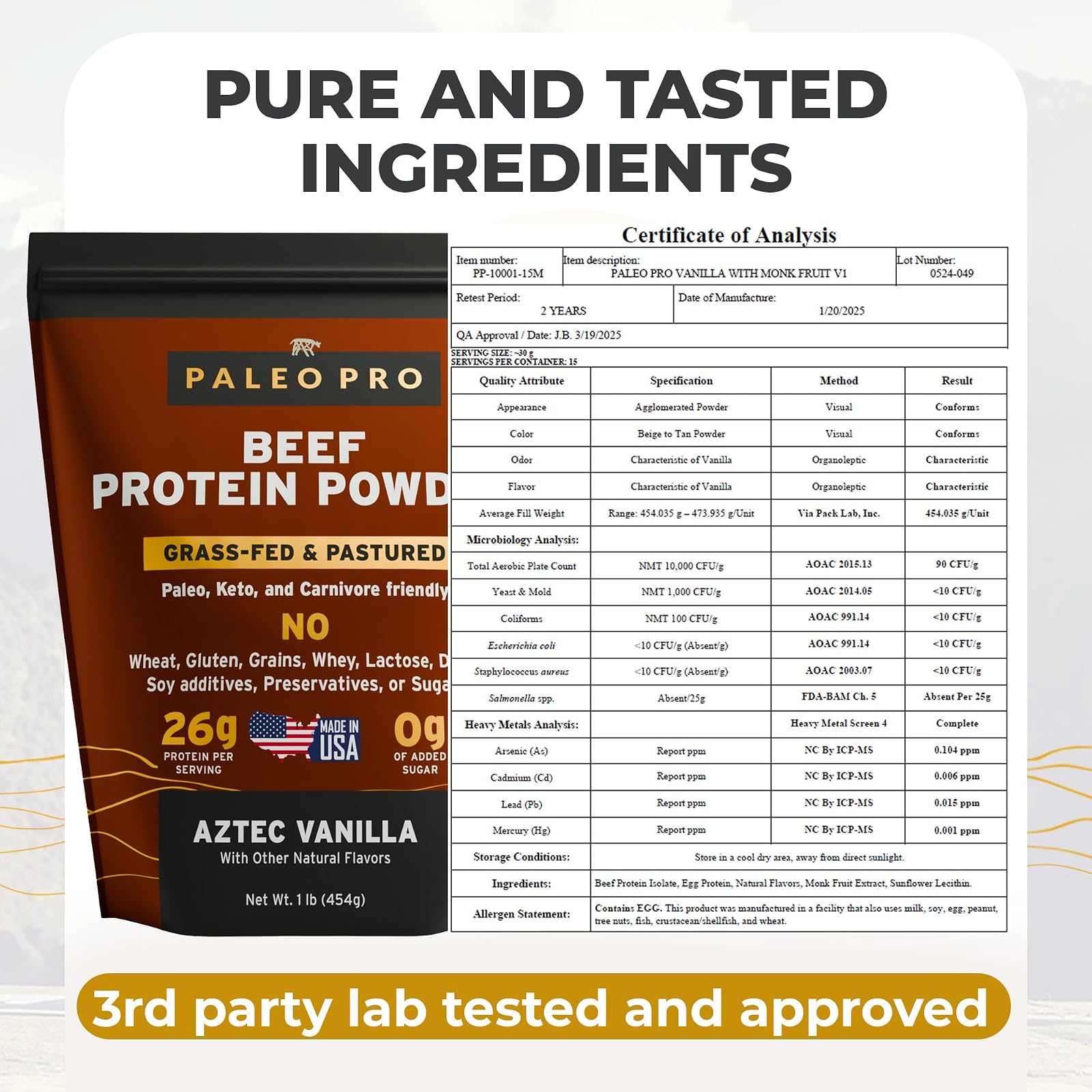 high quality beef protein isolate