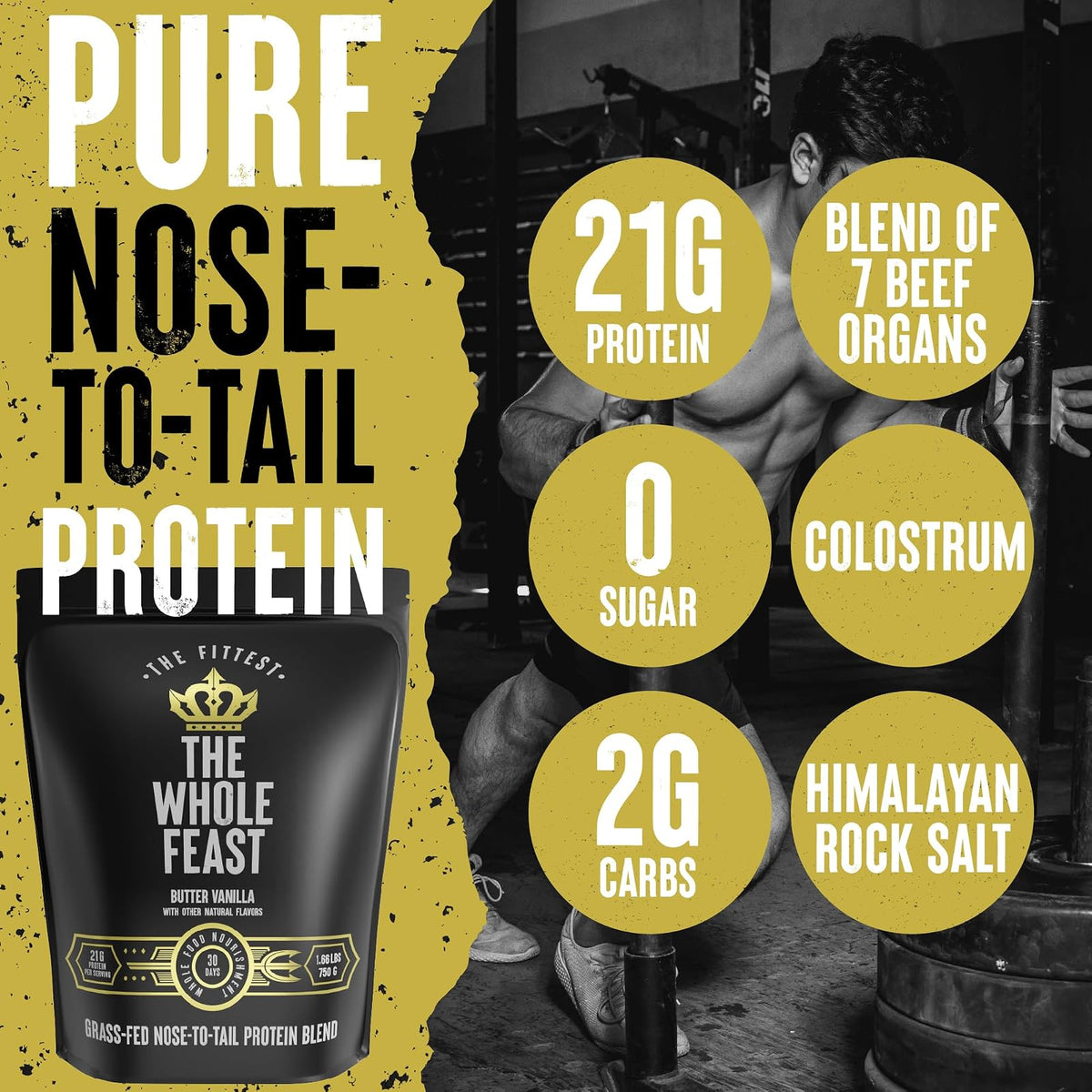 high-quality beef protein supplement