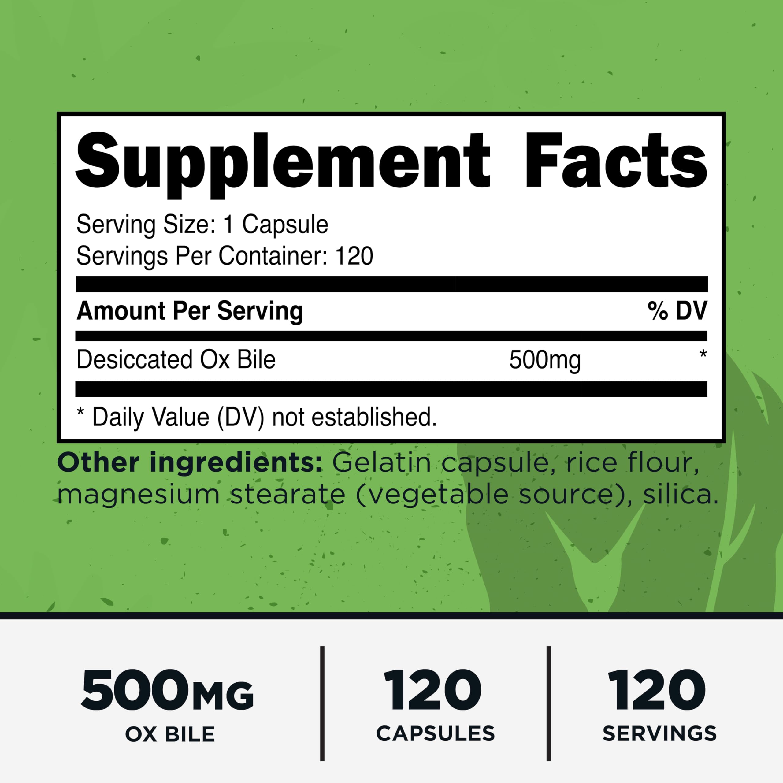 high-quality bile supplement capsules