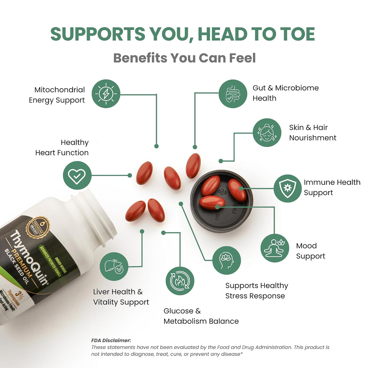 high quality black seed oil capsules