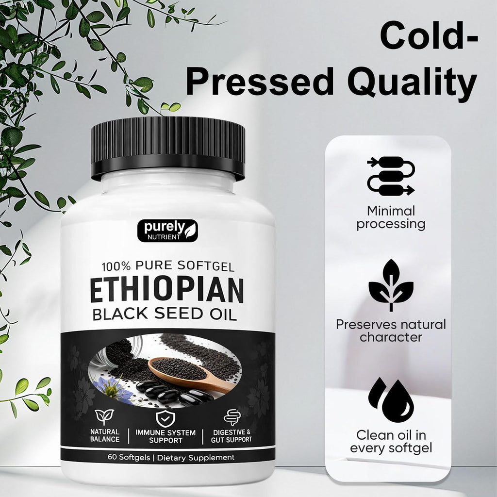 High-quality black seed oil capsules