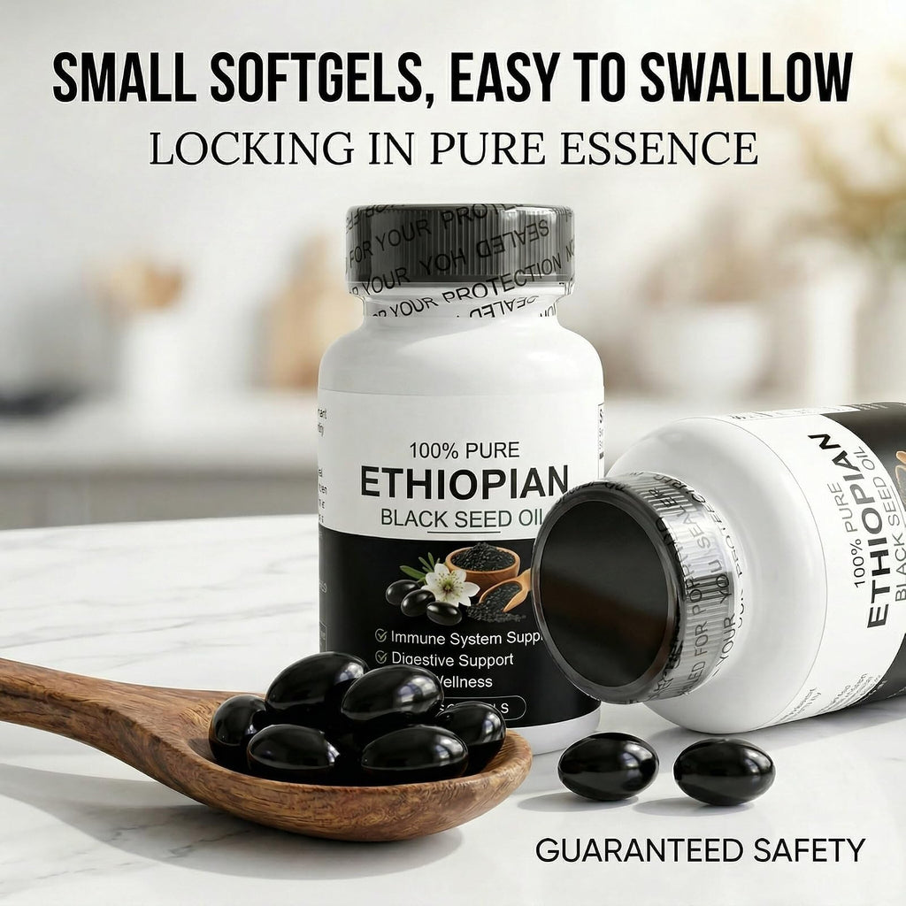 High-quality black seed oil capsules