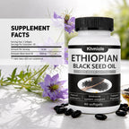 High-quality black seed oil capsules