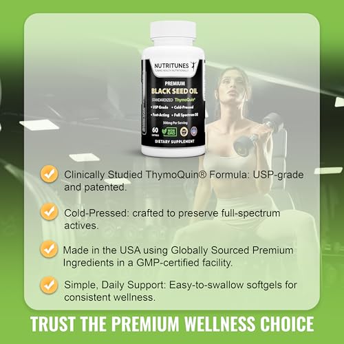 high-quality black seed oil softgels