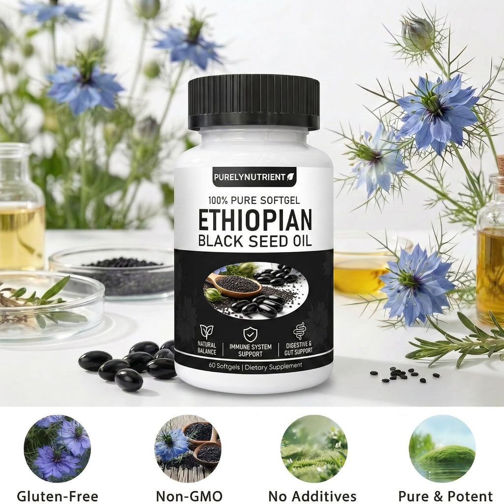 High-quality black seed oil supplement
