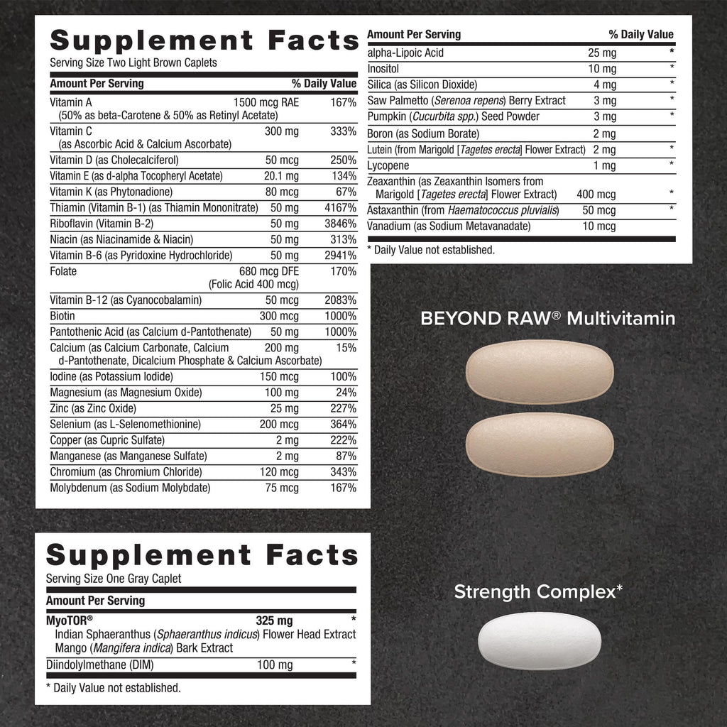 high-quality blended vitamin & mineral supplements
