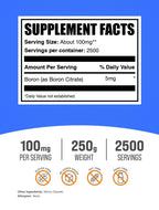 High-quality boron citrate supplement