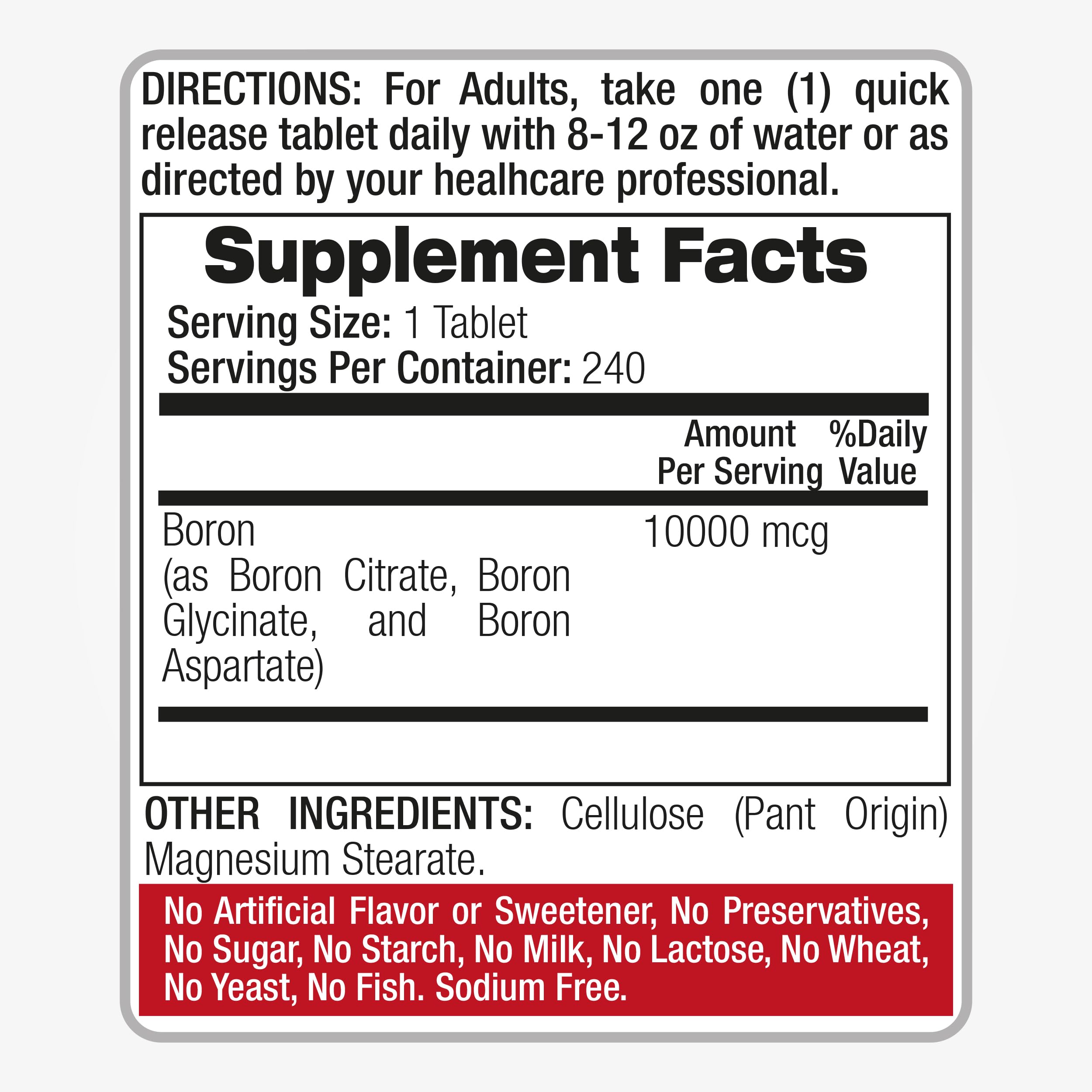 High-quality Boron for optimal health