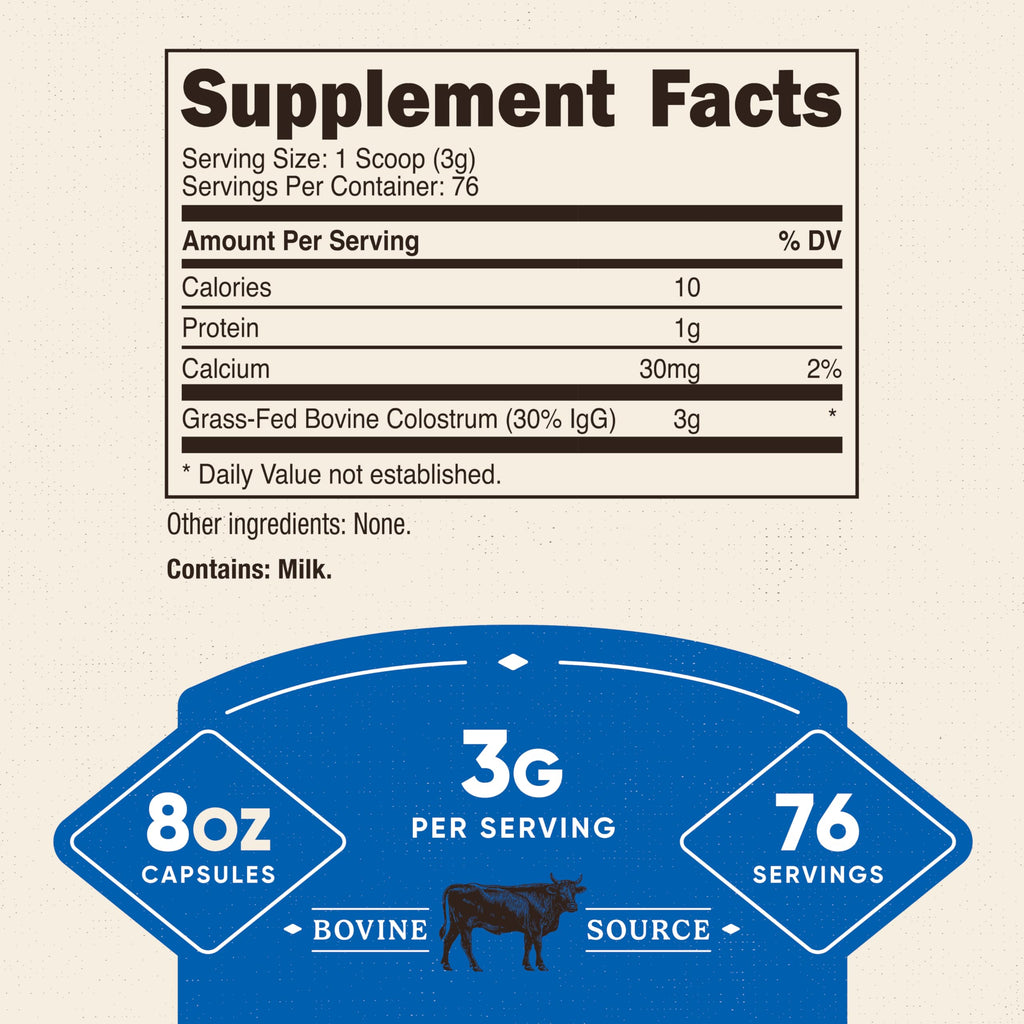 high-quality bovine colostrum powder