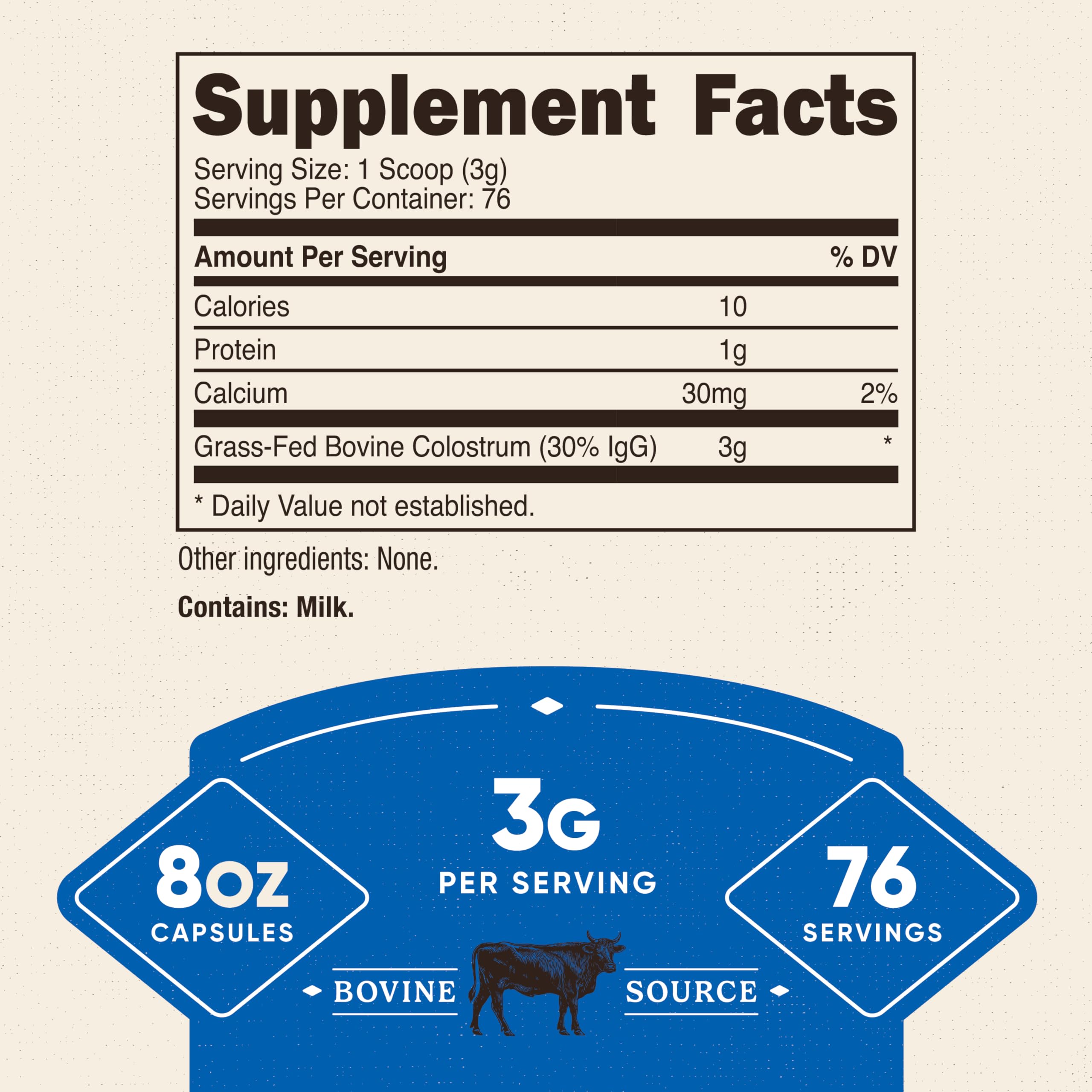high-quality bovine colostrum powder
