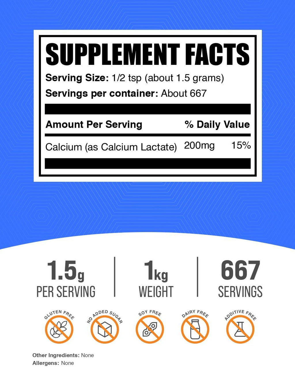 high-quality calcium lactate bulk powder
