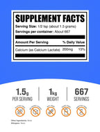 high-quality calcium lactate bulk powder