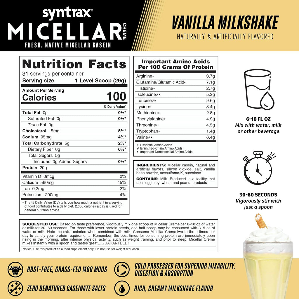 high quality casein protein supplement