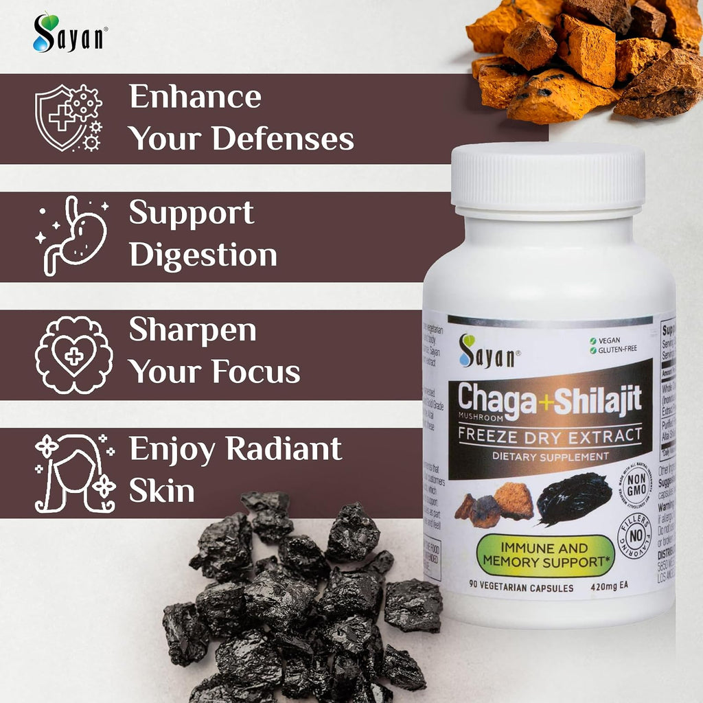 high-quality chaga mushroom extract capsules