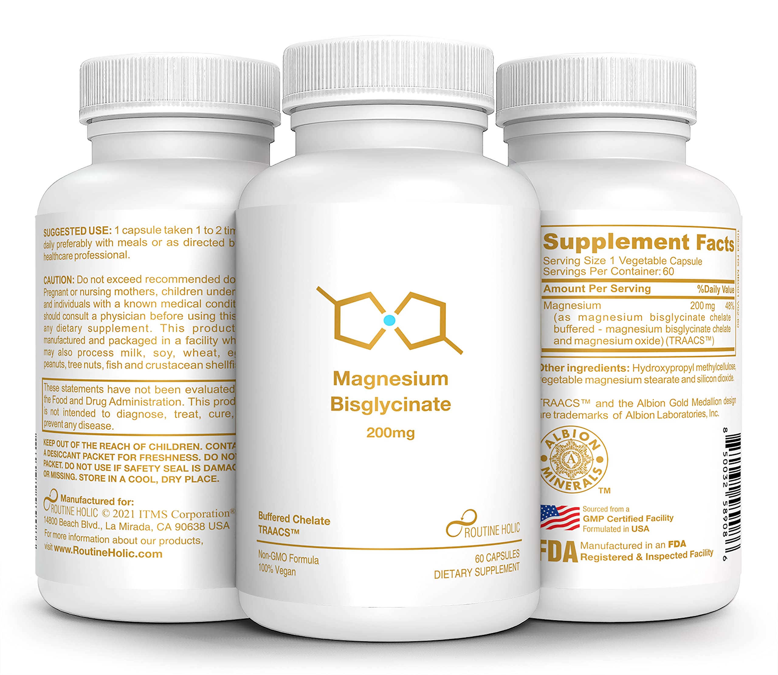 High-quality chelated magnesium formula