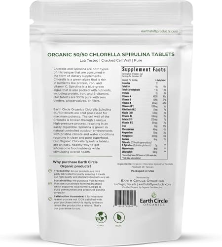 high-quality chlorella tablets for energy