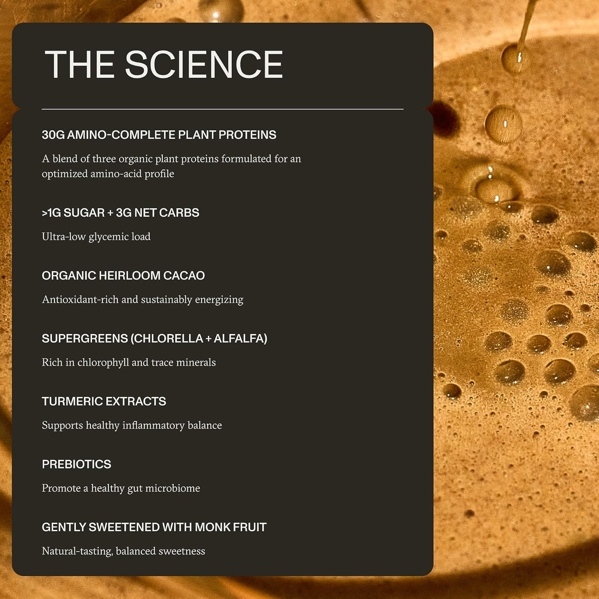 high quality chocolate protein supplement