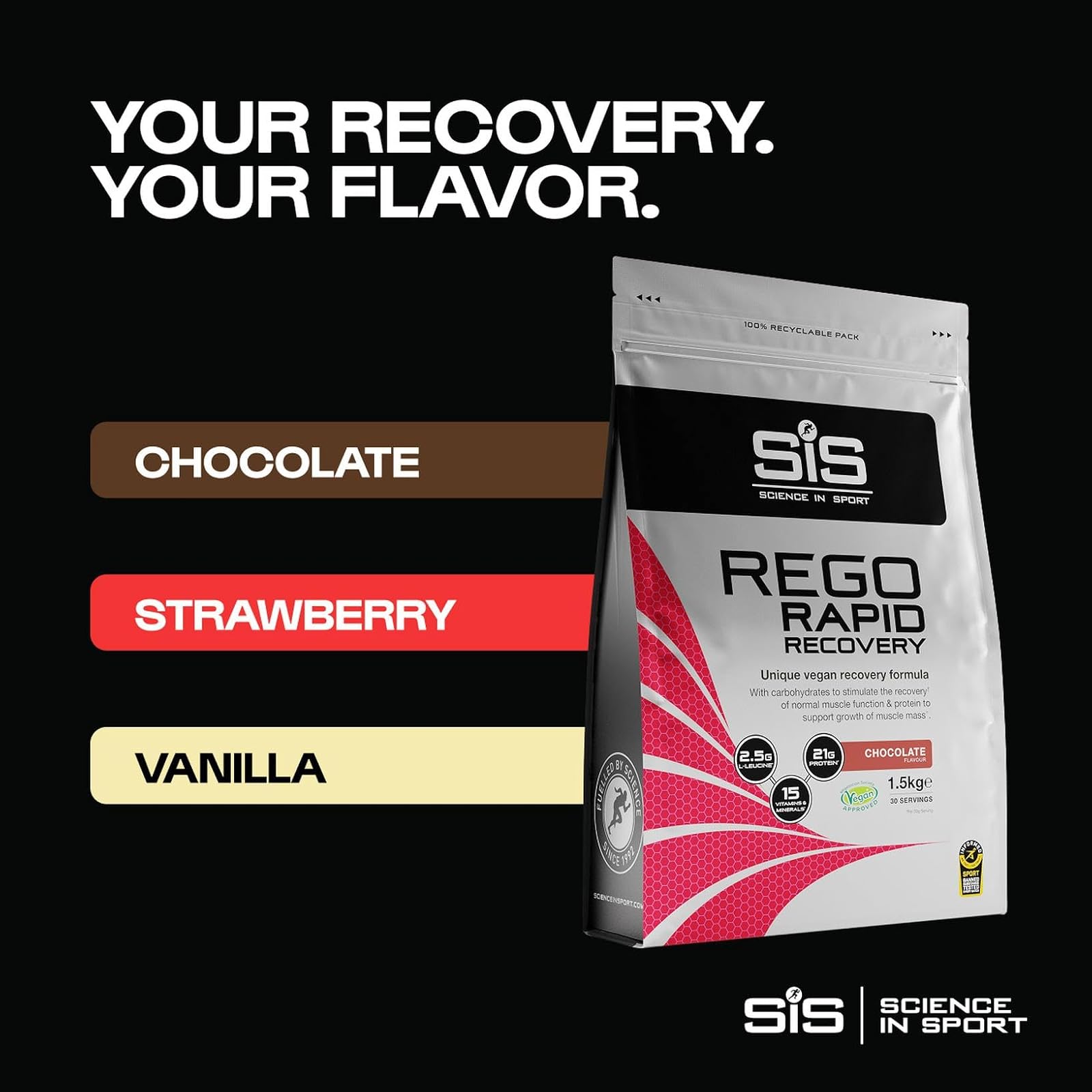 high-quality chocolate recovery powder