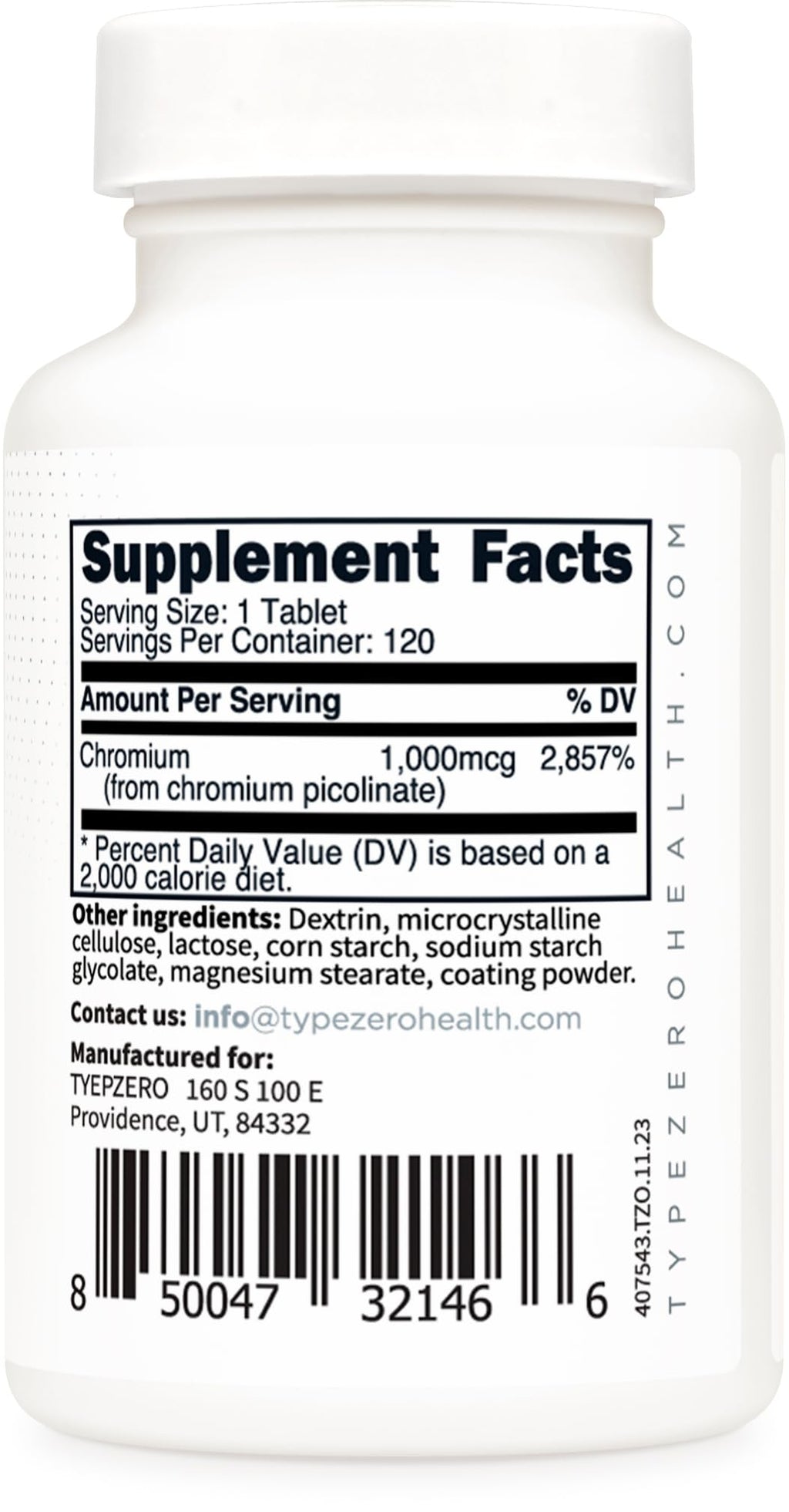 High-quality chromium picolinate 1000mcg