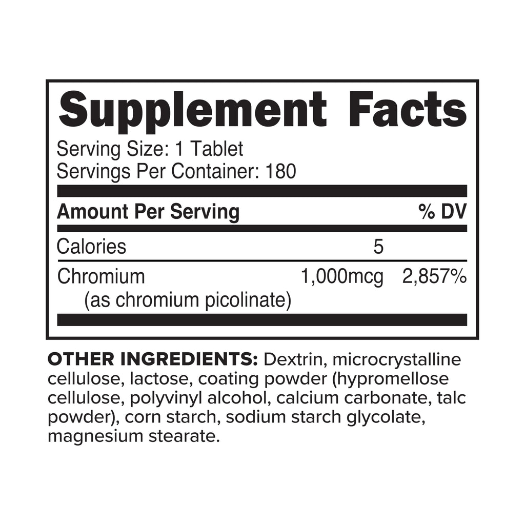 High-quality chromium picolinate formula
